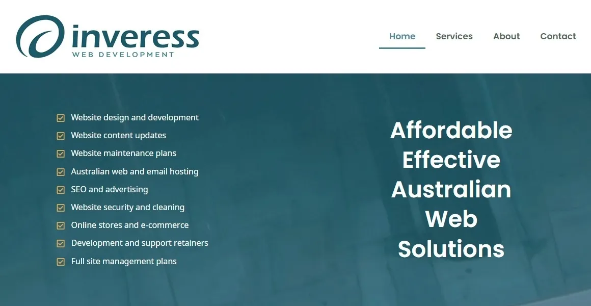 Australian business website development, web hosting & SEO | Inveress